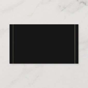 Modern Minimalist Professional Template Gold Text Business Card | Zazzle