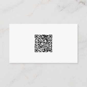 Modern Minimalist QR Code RSVP Enclosure Card | Zazzle