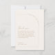 Modern Minimalist Script Arch Photo Thank You Card | Zazzle