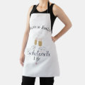 Modern Minimalist Script Bachelorette Custom Name Apron | Zazzle