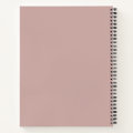 Modern Minimalist Script Blush Pink Wedding Notebook | Zazzle