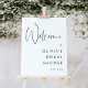 Modern Minimalist Script Event Welcome Sign | Zazzle