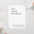 modern minimalist wedding send off sign invitation | Zazzle