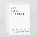 modern minimalist wedding send off sign invitation | Zazzle
