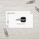 Modern Minimalist Your Logo Business Card | Zazzle