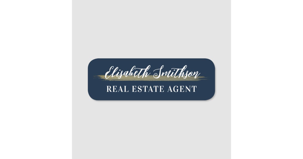 Modern Minimalistic Personalized ID Badge Template | Zazzle