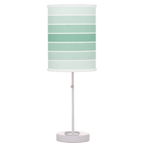 Modern Mint Ombre Table Lamp | Zazzle