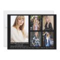 Modern Fashion Modeling 4 Photo Model Comp Card | Zazzle