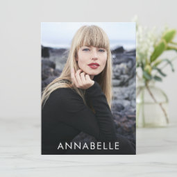 Modern Modeling 5 Photo QR Code Model Comp Card | Zazzle