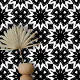 Modern Monochrome Black and White Geometric Wallpaper | Zazzle
