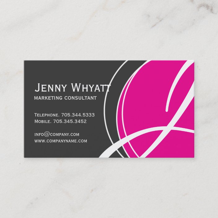 Modern Monogram Business Cards | Zazzle.com