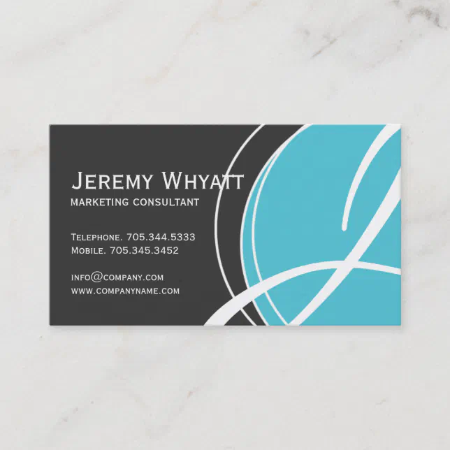 Modern Monogram Business Cards | Zazzle