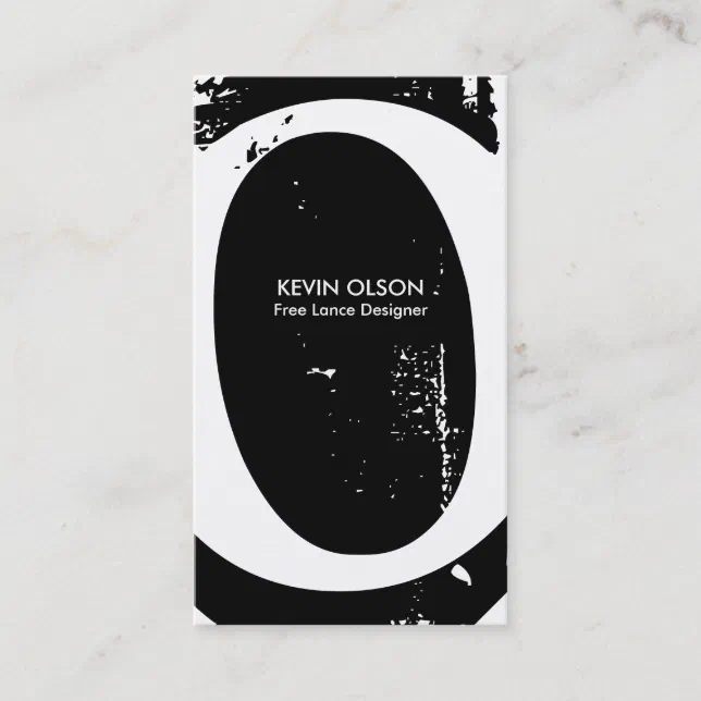 Modern Monogram Business Cards | Zazzle