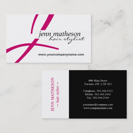 Modern Monogram Business Cards | Zazzle