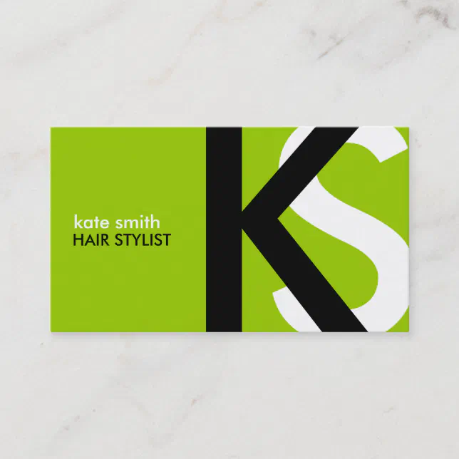 Modern Monogram Business Cards | Zazzle