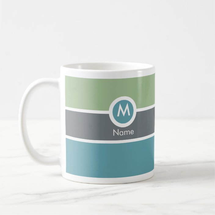 Modern Monogram Coffee Mug | Zazzle.com