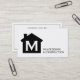 Modern Monogram Contractor Architect Real Estate Business Card | Zazzle