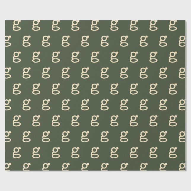 monogram writing paper