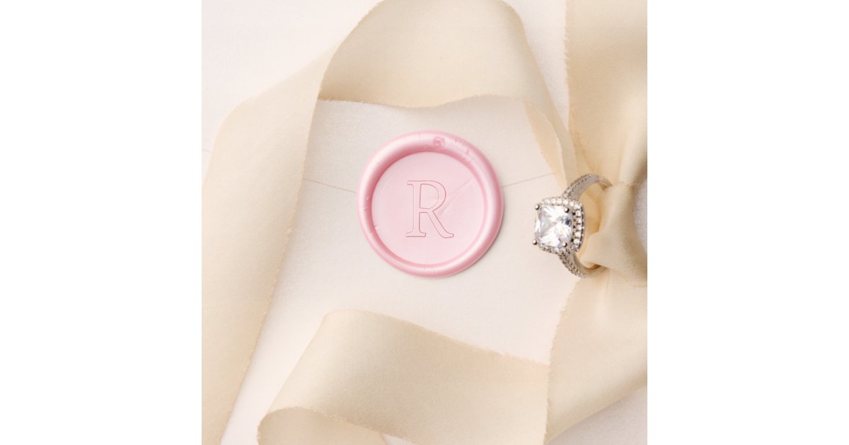 Modern Monogram Personal Wax Seal Stamper | Zazzle