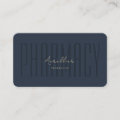 Modern Monogram Pharmacy Pharmacist ElegantBlue Business Card | Zazzle