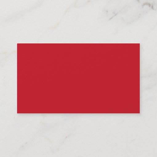 Modern Monogram Red White Business Card | Zazzle