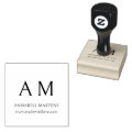 Modern, Monogram, Stamp | Zazzle