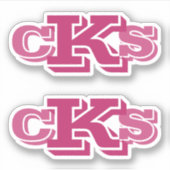 Modern Monogram Stickers | Initial Labels | Zazzle