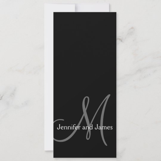 Modern Monogram Wedding Invitations | Zazzle.com