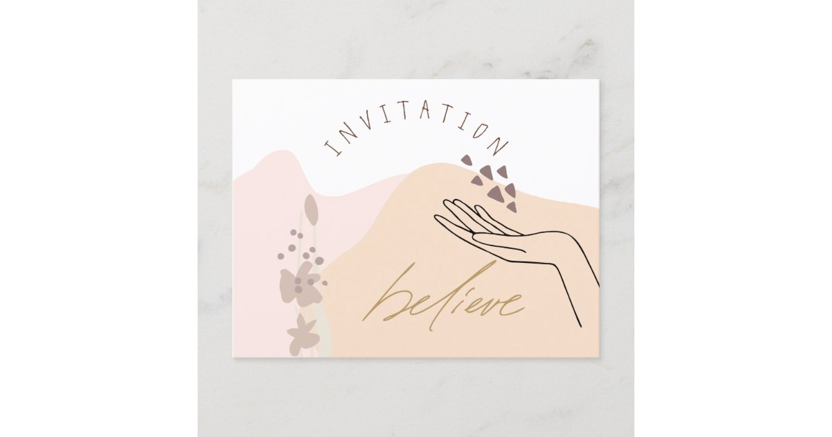 Modern Motivational Event Company Invitation | Zazzle