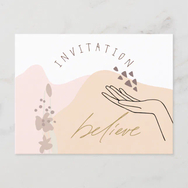 Modern Motivational Event Company Invitation | Zazzle