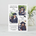 Modern Multiple Photo Graduation Invitation | Zazzle