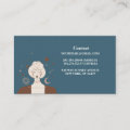 Modern Muted Tones Celestial Yoga Studio Business Card | Zazzle
