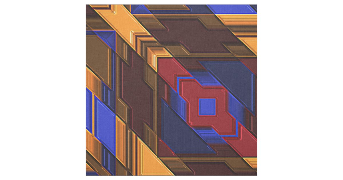 Modern Native American 24 Custom Fabric | Zazzle.com