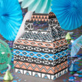 Modern Native American Tribal Aztec Pattern Favor Boxes | Zazzle