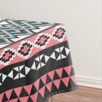 Modern Native American Tribal Aztec Pattern Tablecloth | Zazzle