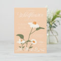 Modern Nature Themed Wildflower Baby in Bloom Invitation | Zazzle