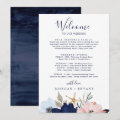 Modern Nautical Destination Wedding Welcome Letter | Zazzle