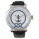 Modern Nautical Rope & Anchor Custom Text Watch | Zazzle