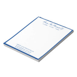 Modern Navy Blue From The Parents Of Notepad | Zazzle