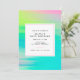 Modern Neon Bright Colorful Birthday Party Invitation | Zazzle
