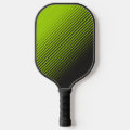 Modern Neon Green Black Sports Tilted Fade Pickleball Paddle | Zazzle