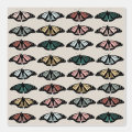 Modern Neutral Butterflies Garden Boho Pattern Wallpaper | Zazzle