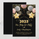 Modern New Year's Eve Party 2025 Rose Gold Glitter Invitation | Zazzle