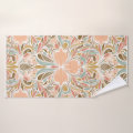 Modern Nouveau Boho Pattern Bath Towel Set | Zazzle