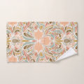 Modern Nouveau Boho Pattern Bath Towel Set | Zazzle