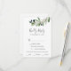 Modern Olive Branch Menu Choice RSVP Card | Zazzle