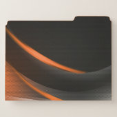 Modern Orange and Gray Abstract Pattern File Folder | Zazzle