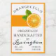 Modern Organic Orangecello Small Bottle Label | | Zazzle