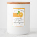 Modern Organic Orangecello Small Bottle Label | | Zazzle