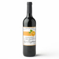 Modern Organic Orangecello Tall Bottle Label | | Zazzle